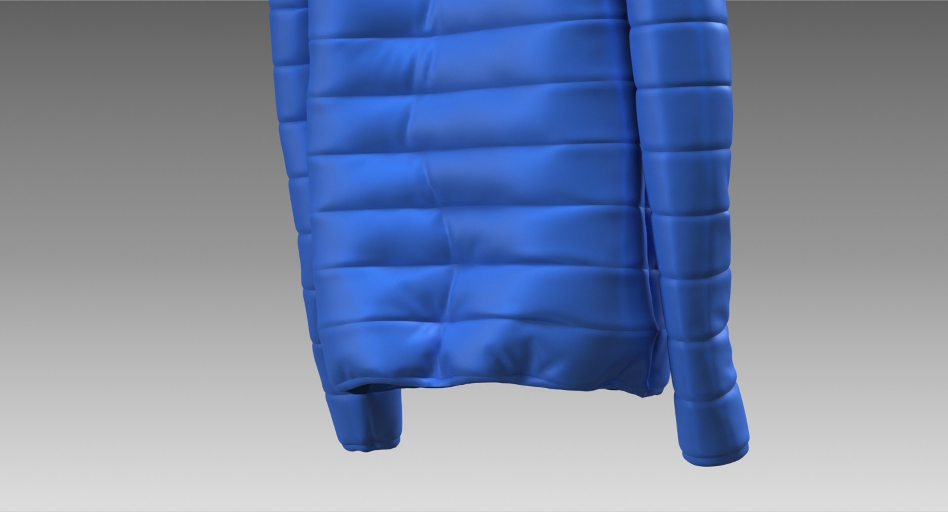 3D Realistic Jacket Blue Hanger Model - TurboSquid 1308095