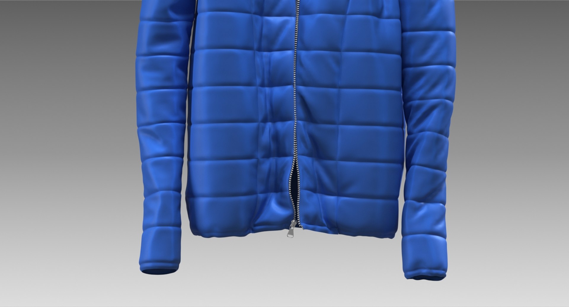 3D Realistic Jacket Blue Hanger Model - TurboSquid 1308095