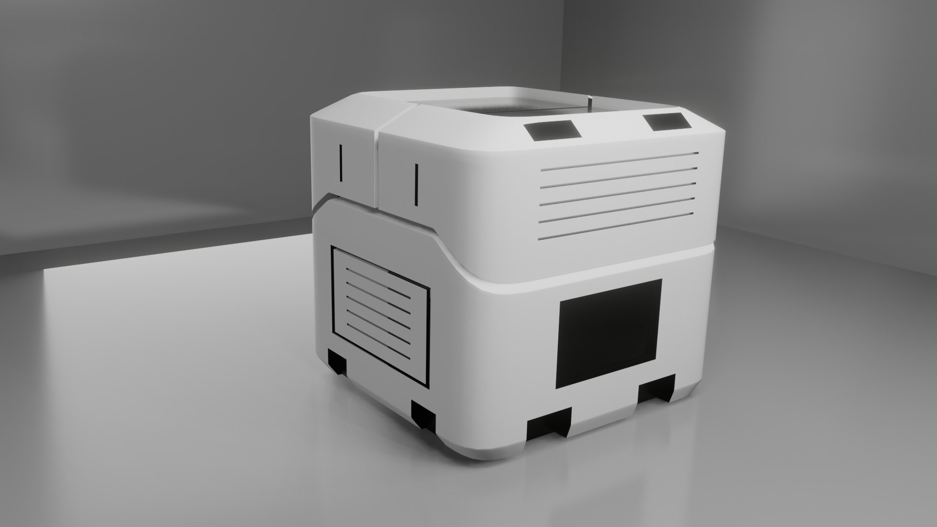 Sci-Fi Drop Box 3D - TurboSquid 2187209