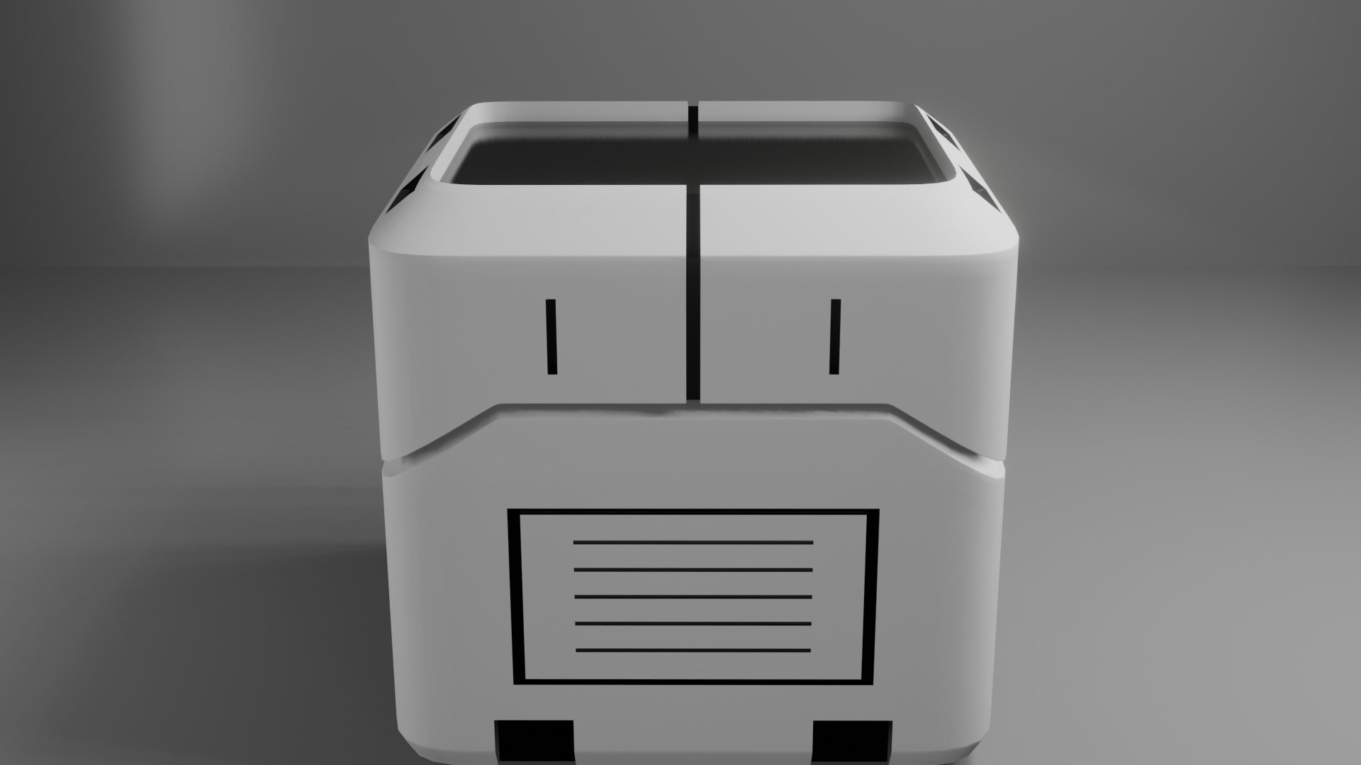 Sci-Fi Drop Box 3D - TurboSquid 2187209