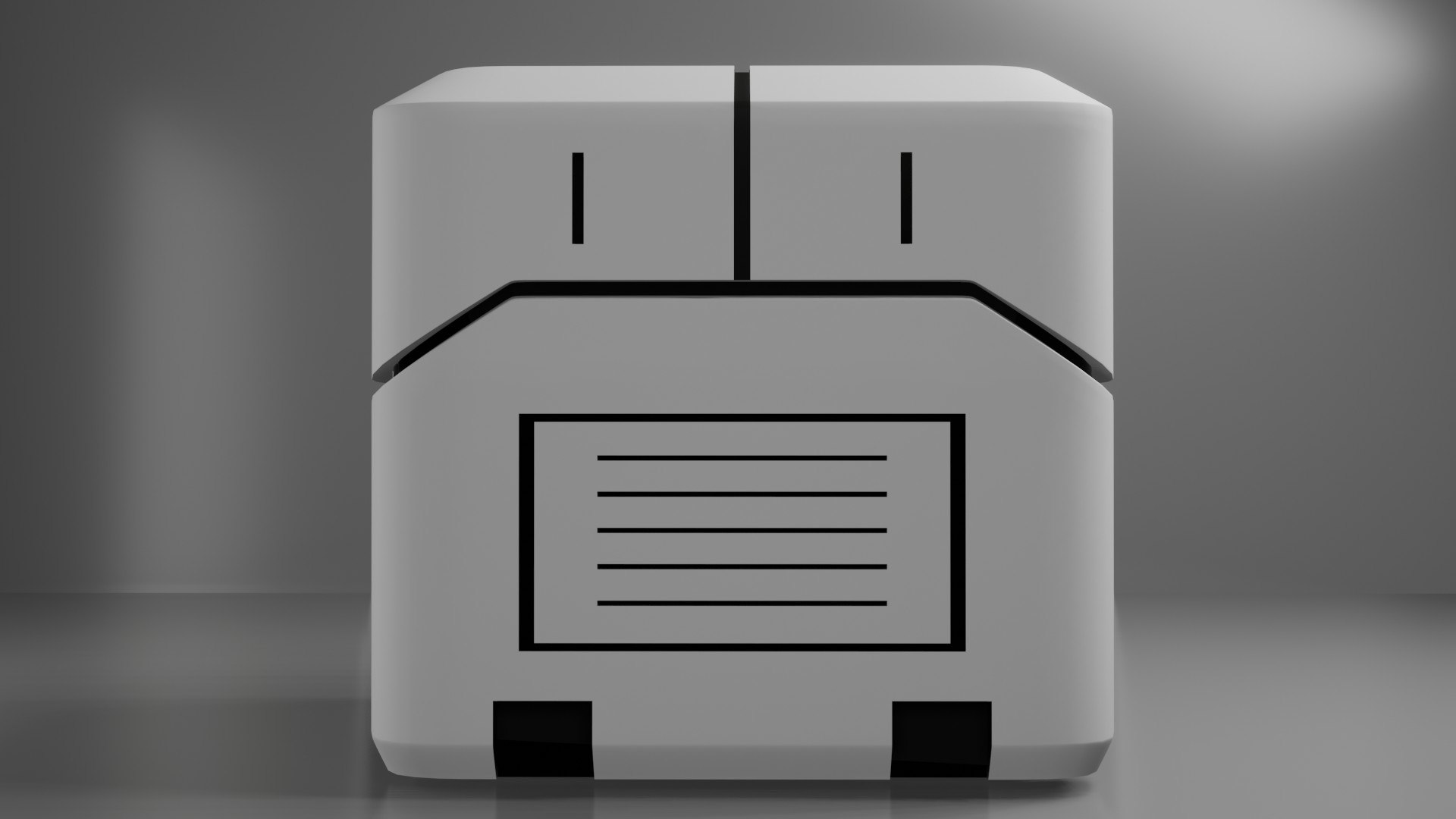 Sci-Fi Drop Box 3D - TurboSquid 2187209