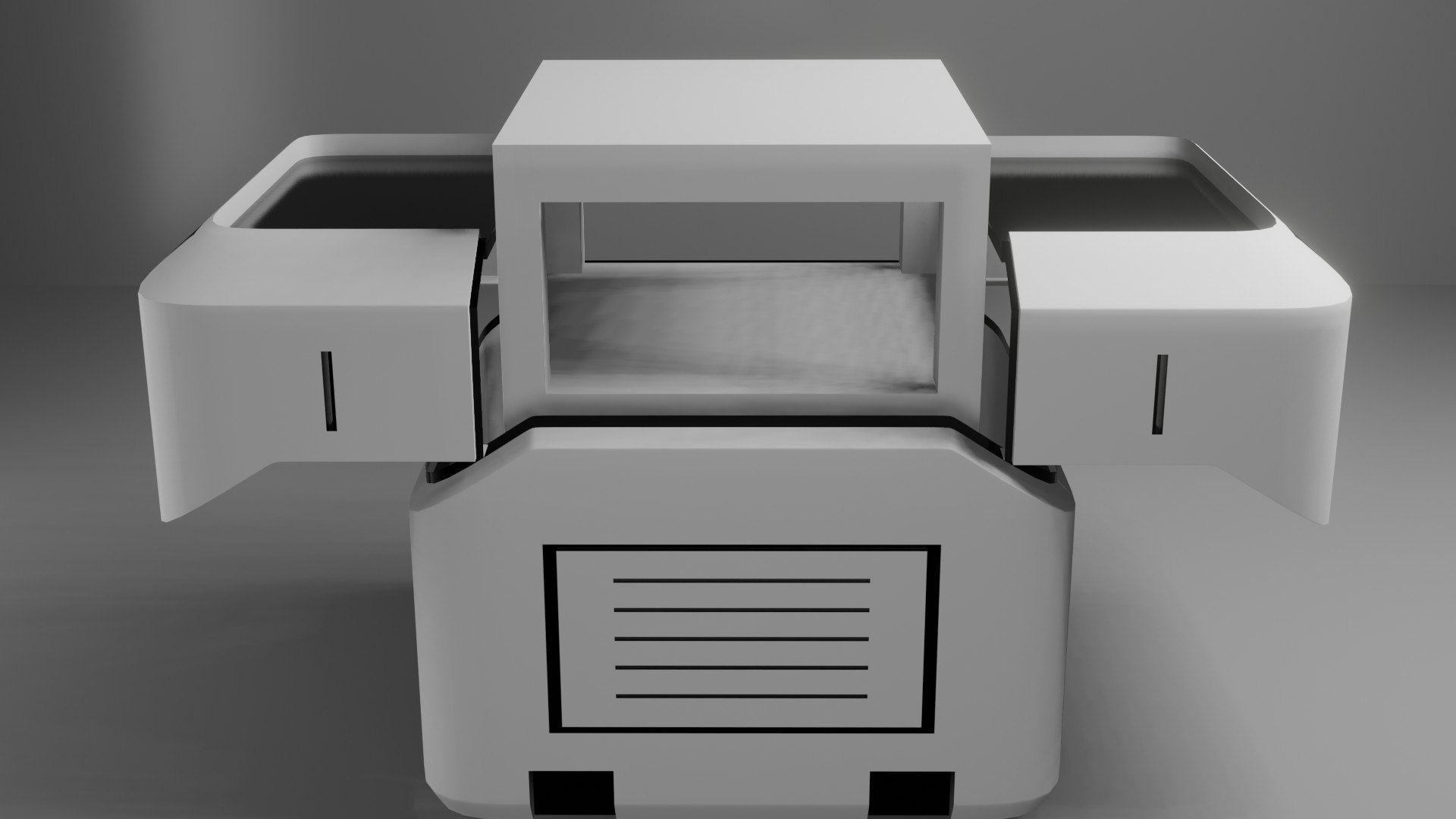 Sci-Fi Drop Box 3D - TurboSquid 2187209