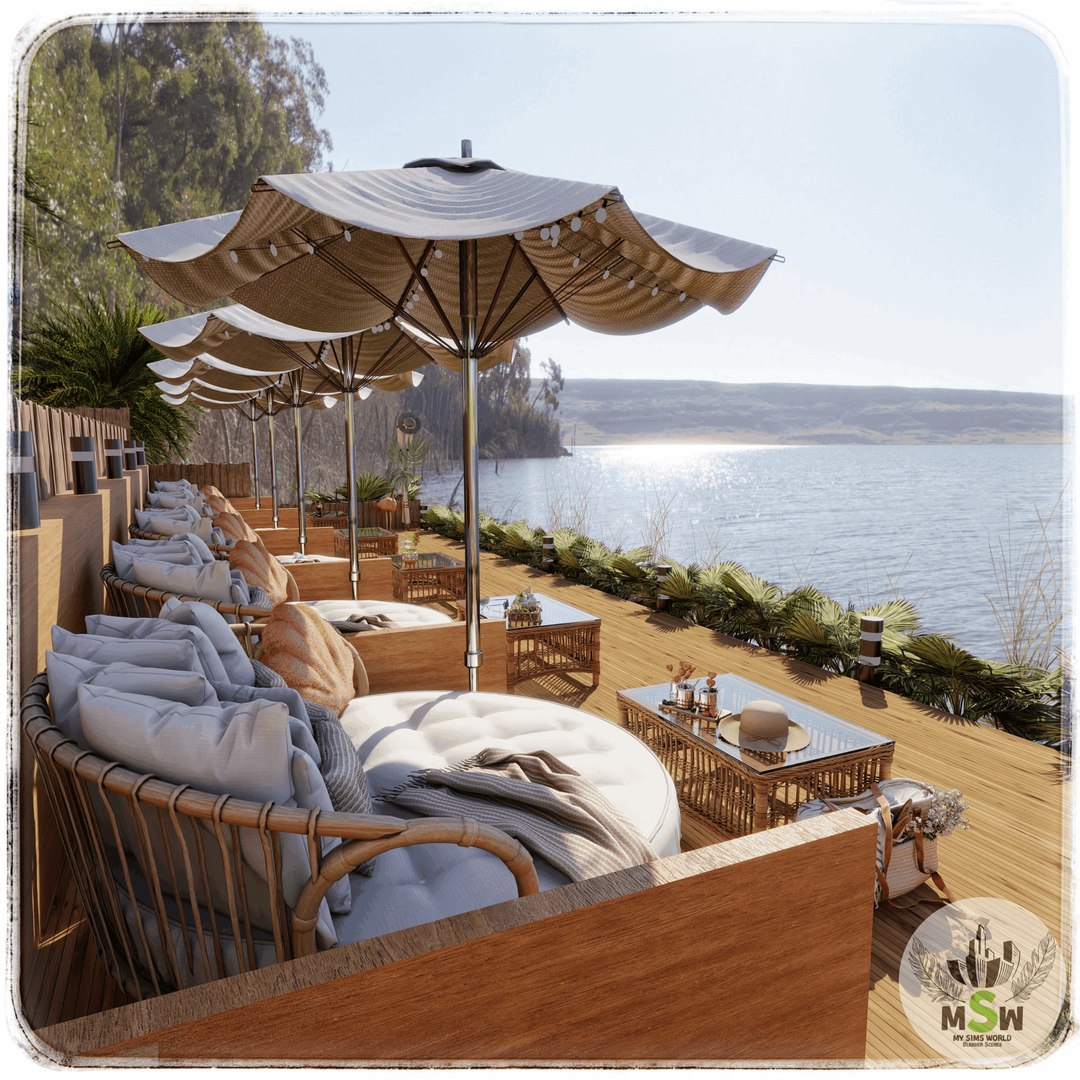 3D Model A Summer Place To Relax Blender Scene - DAY - TurboSquid 2260355