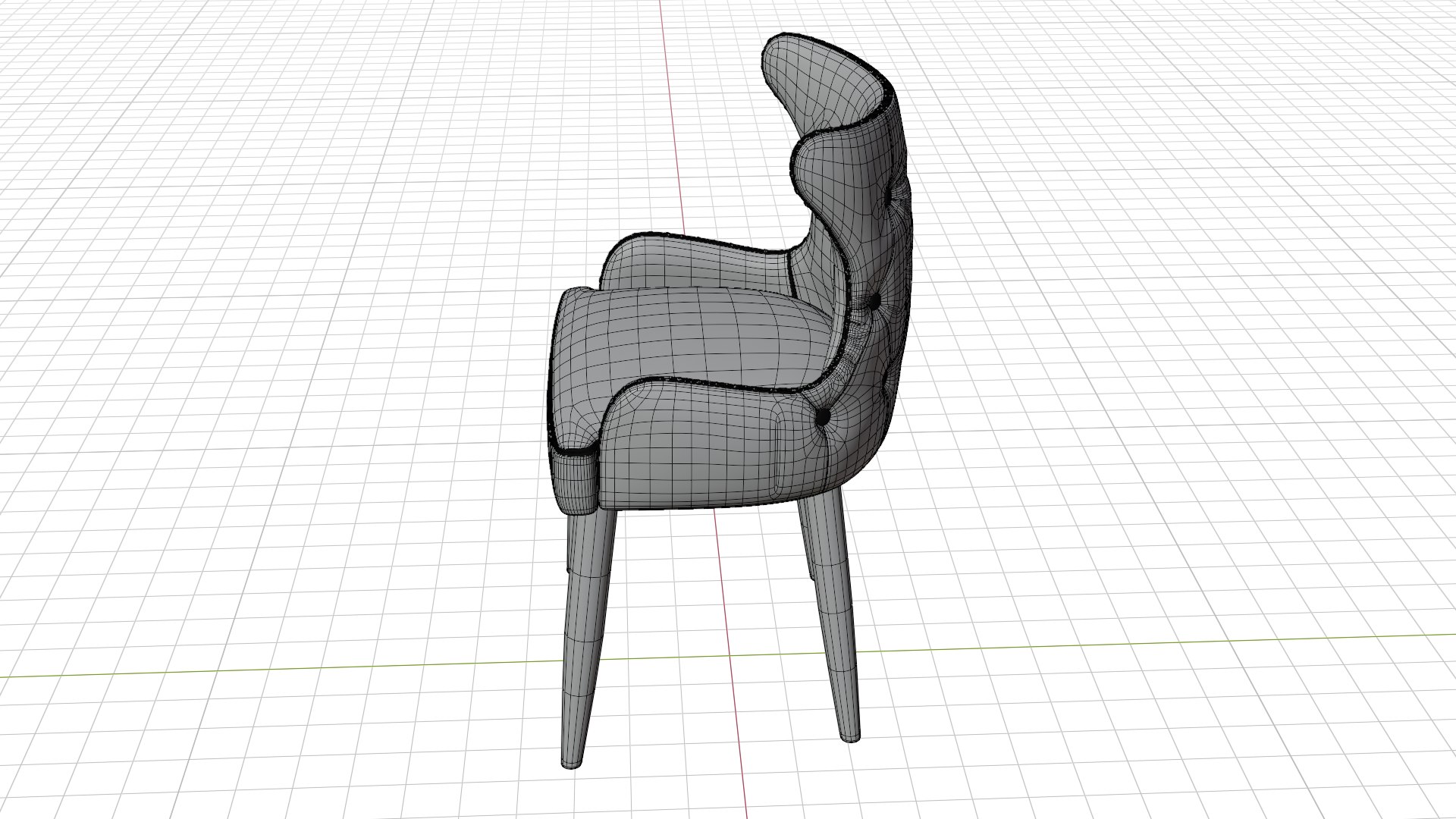 3D Model WING CHAIR - TurboSquid 2164533