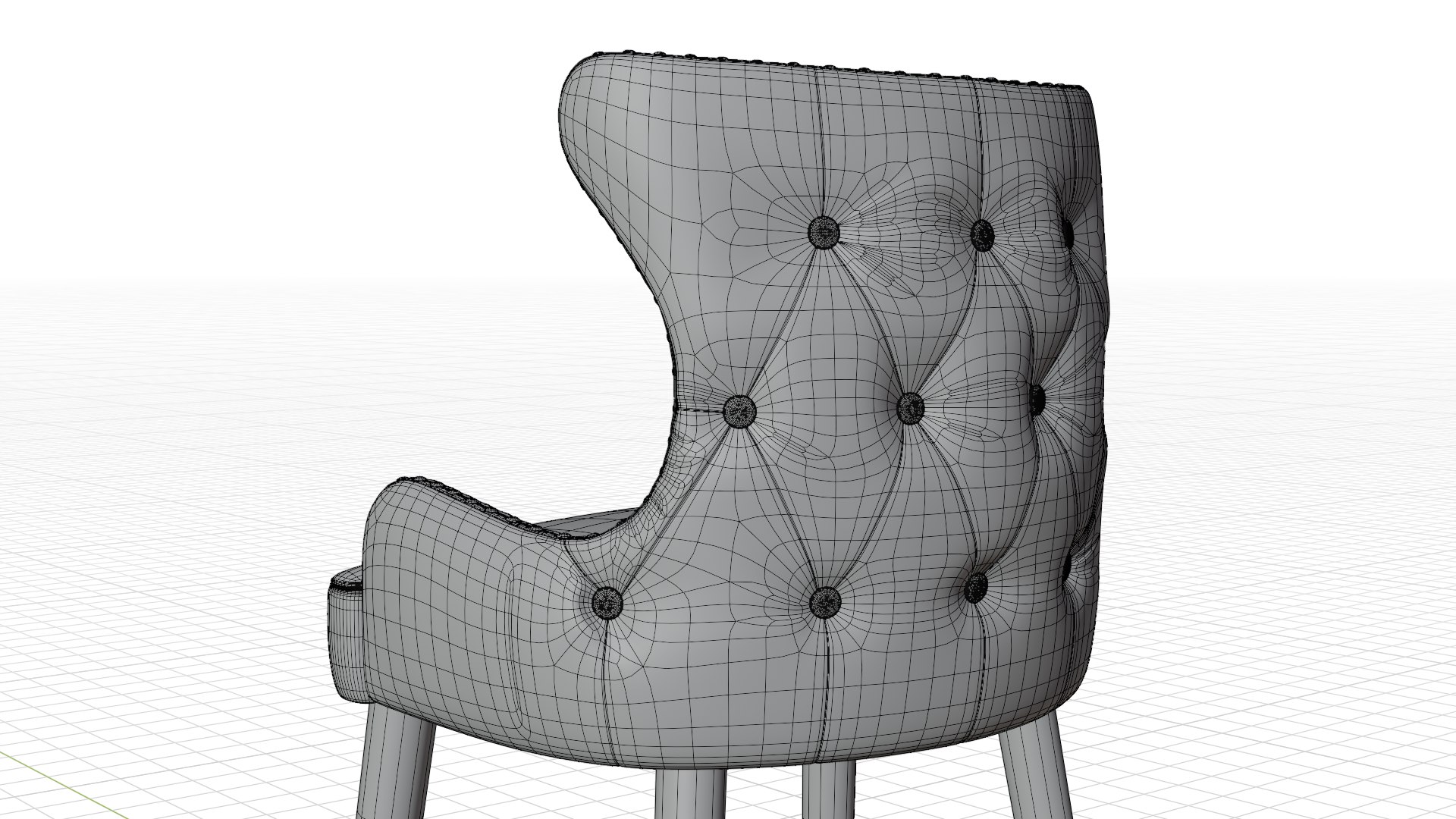3D Model WING CHAIR - TurboSquid 2164533