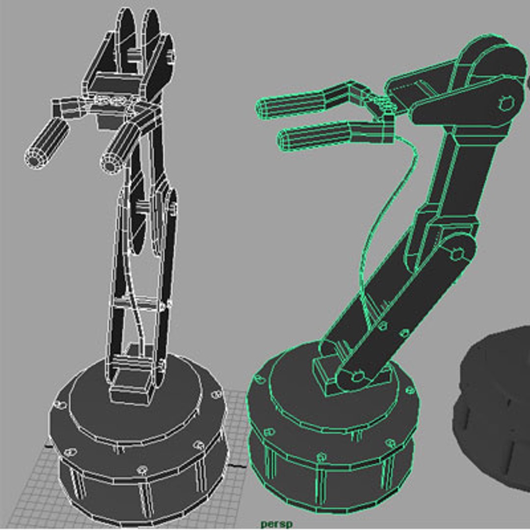 obj robot arm