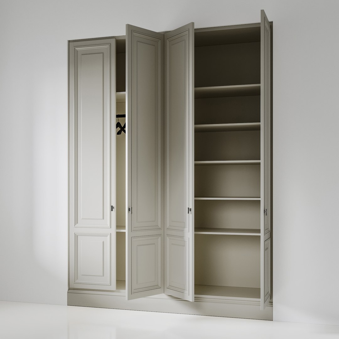 Wardrobe 002 3D Model - TurboSquid 1852796