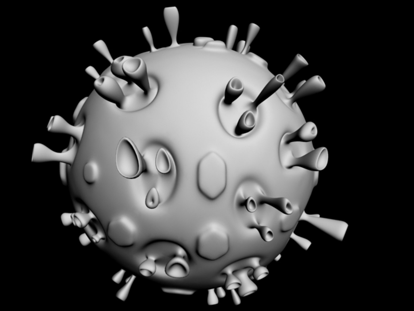 3d virus model