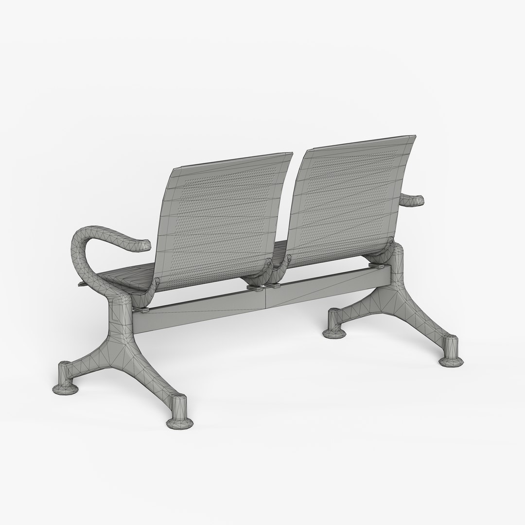 Reception Bench Model - TurboSquid 2185910