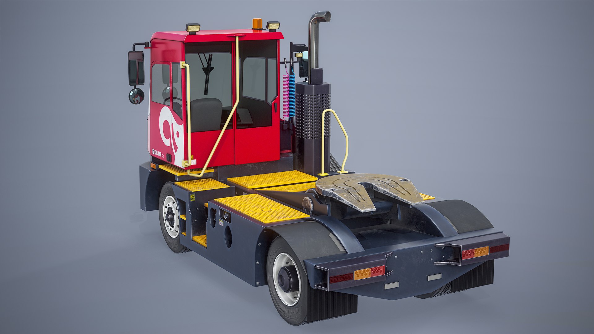 Terminal Tractor Kalmar T2 PBR 3D model - TurboSquid 2109595