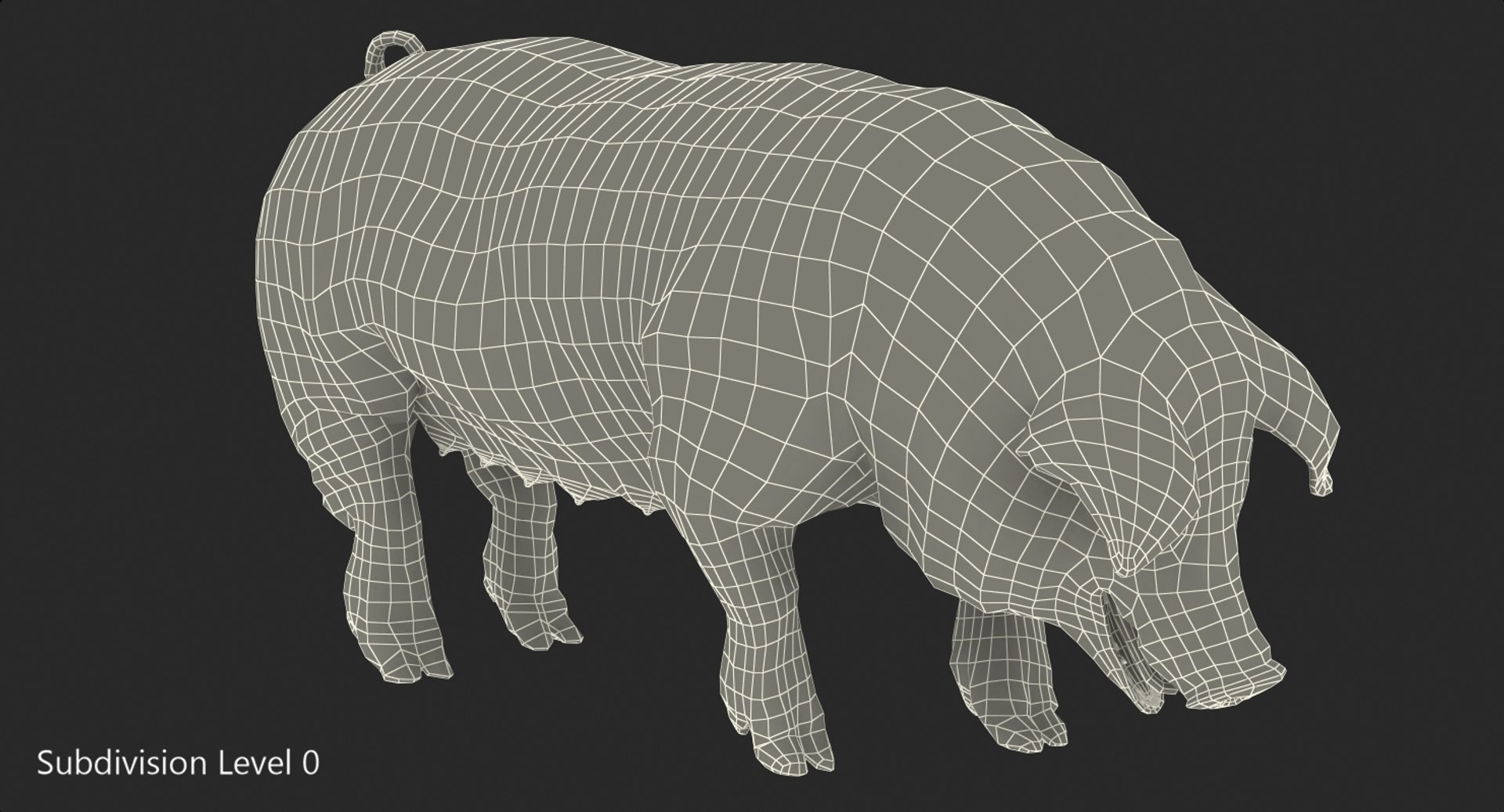 Pig Sow 3D Model - TurboSquid 1355639