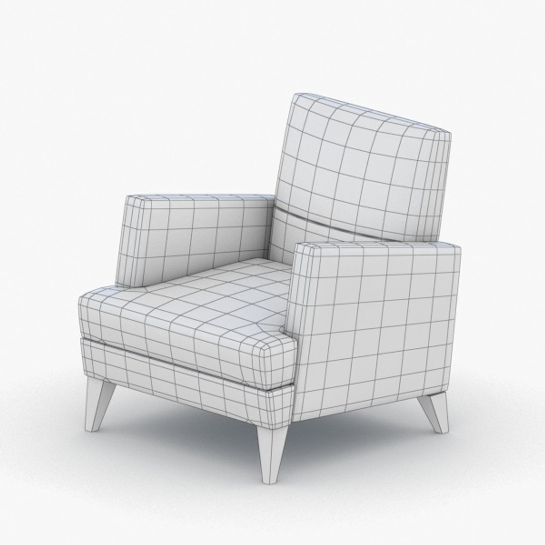 Interior - armchair chair stool 3D model - TurboSquid 1241437