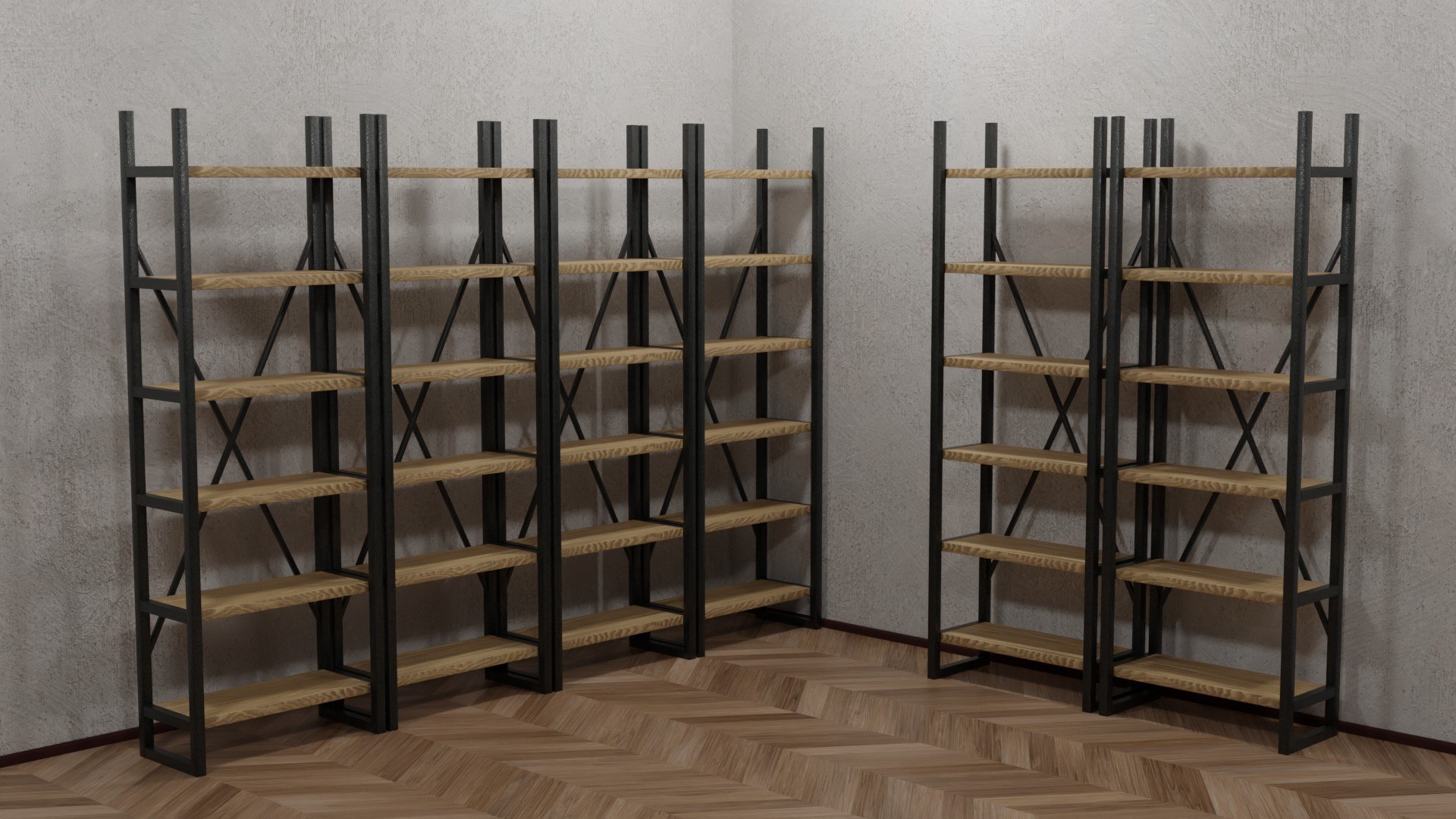 3D Storage Shelving - TurboSquid 1951770