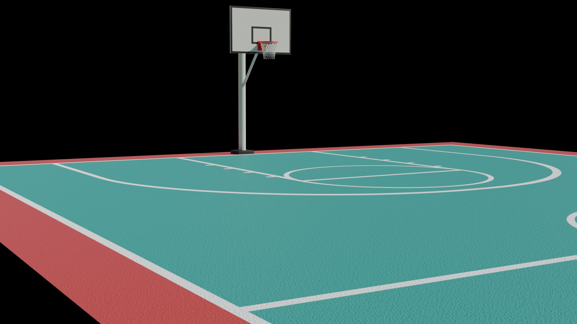 3D Basketball Court V2 - TurboSquid 1865434