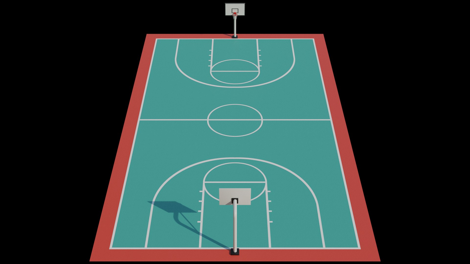 3D Basketball Court V2 - TurboSquid 1865434