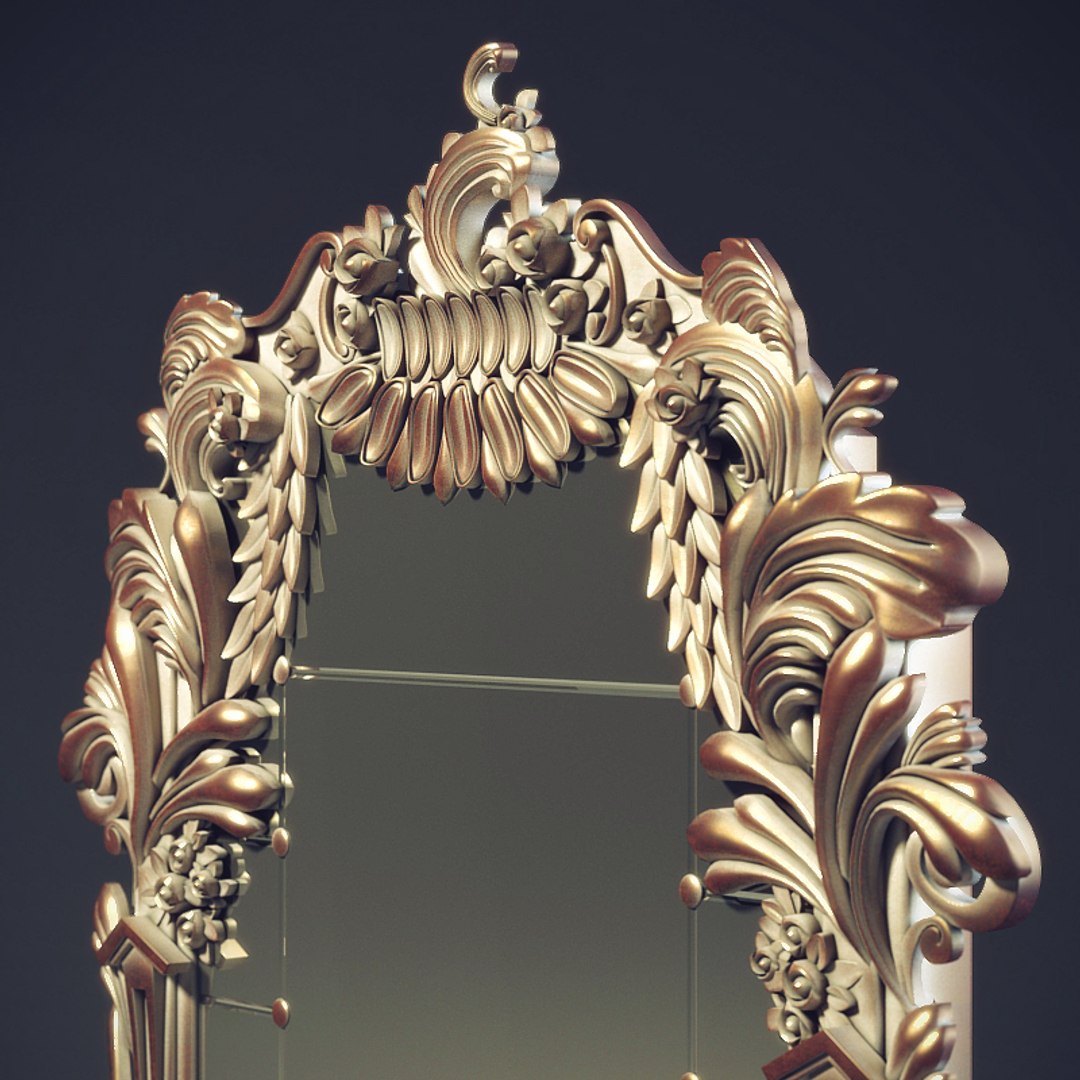 3d Classic Mirror Jumbo Model