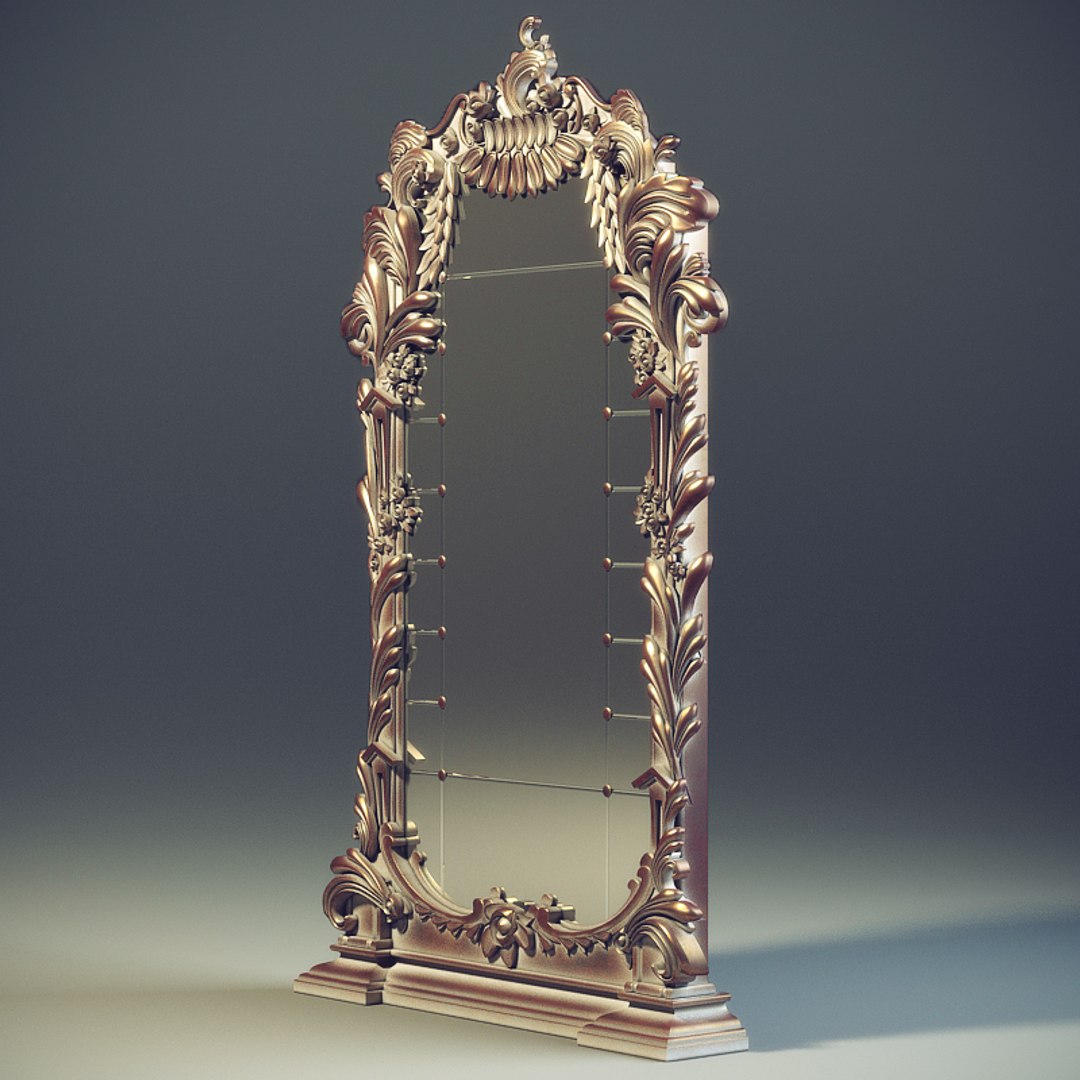 3d Classic Mirror Jumbo Model