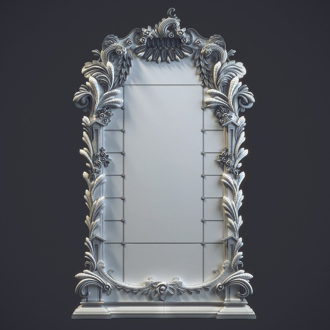 3d Classic Mirror Jumbo Model