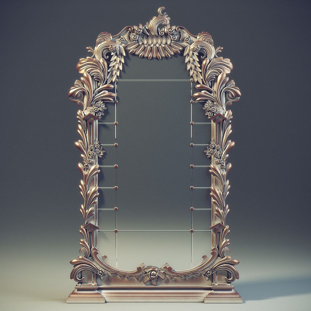 3d Classic Mirror Jumbo Model