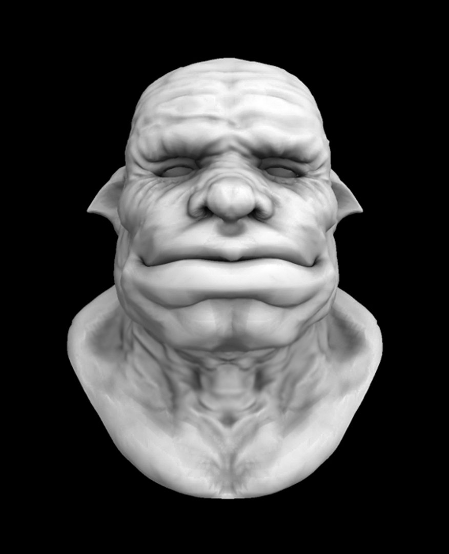 Orc Head 3d 3ds