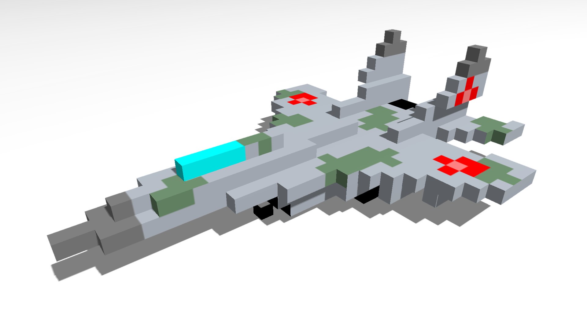 MiG-29 Pixelated 3D - TurboSquid 1898747