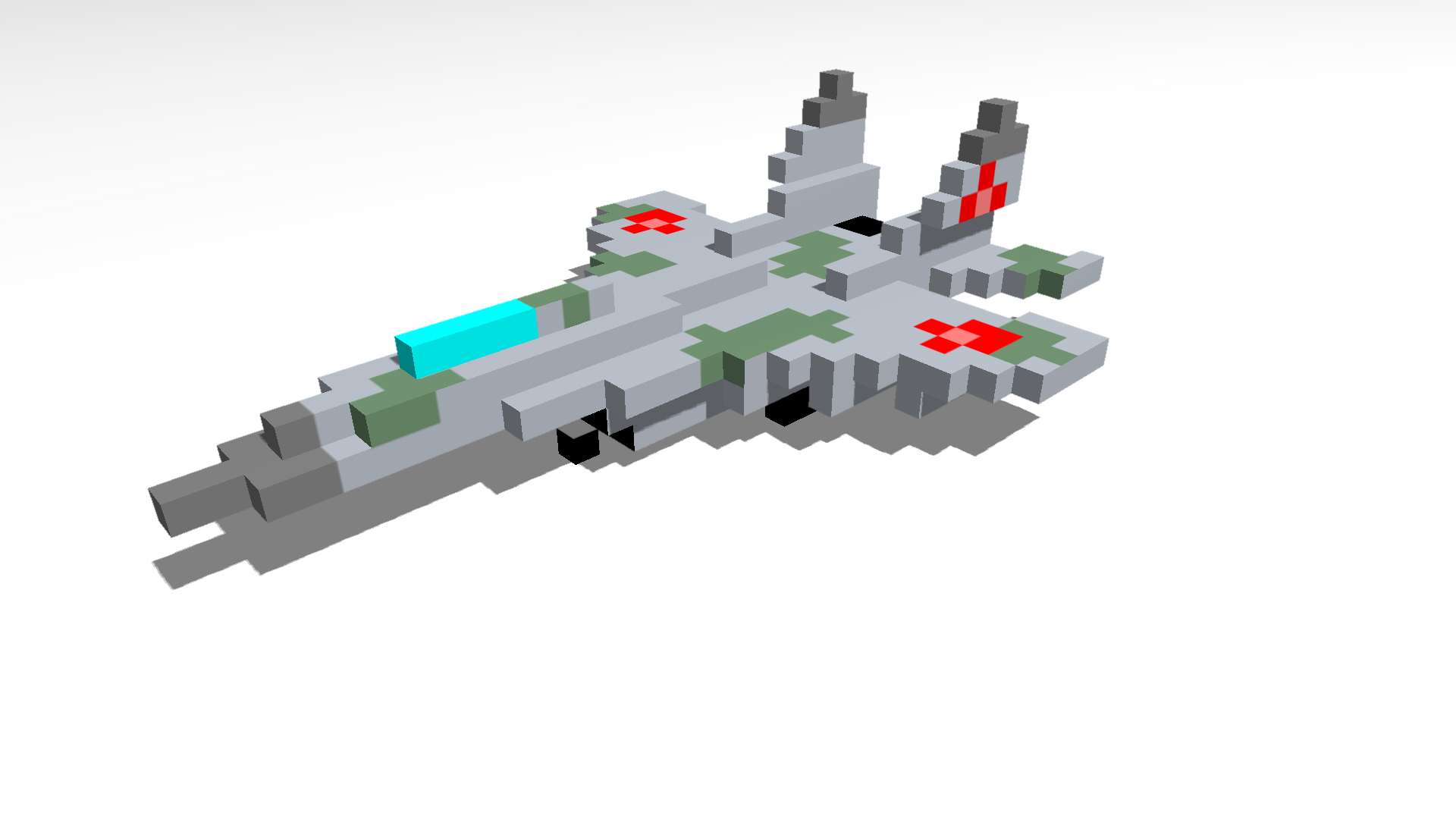 MiG-29 Pixelated 3D - TurboSquid 1898747