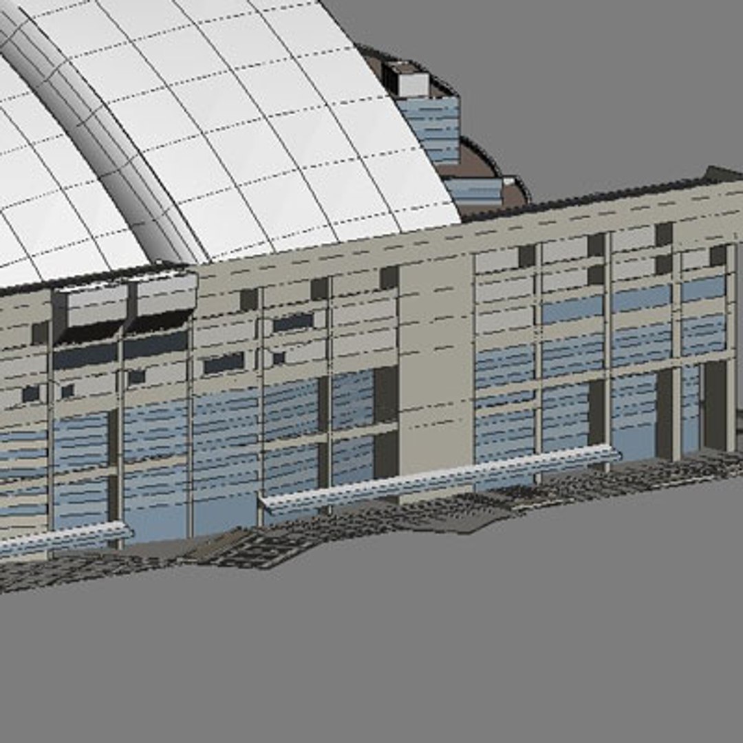 Skydome Toronto - 3d Model