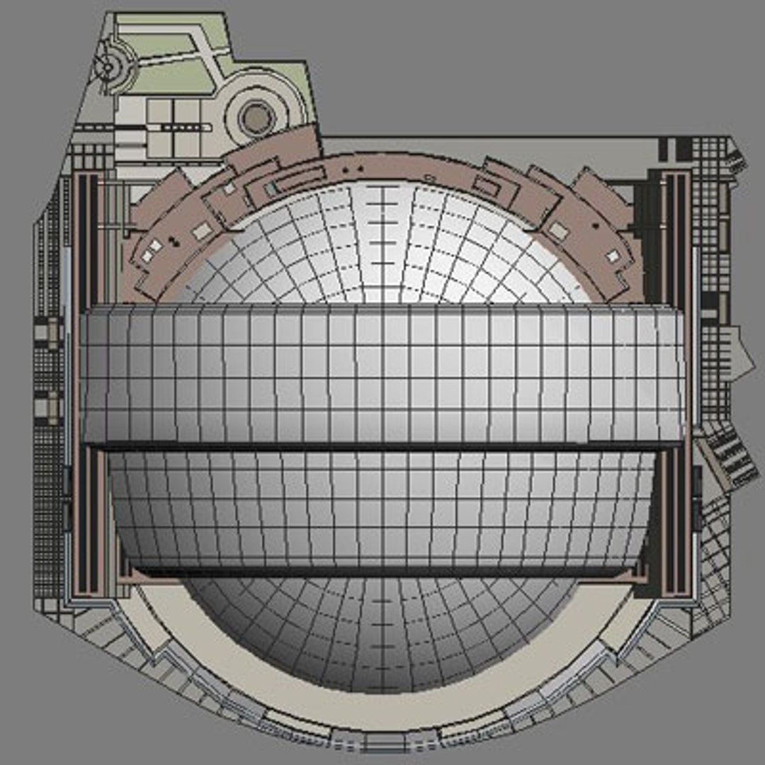 Skydome Toronto - 3d Model