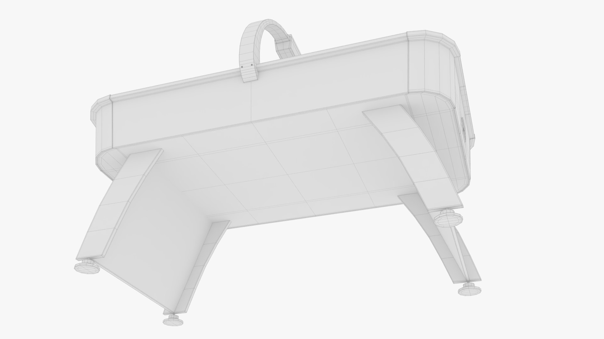 Modern Air Hockey Table 3D Model - TurboSquid 2193223