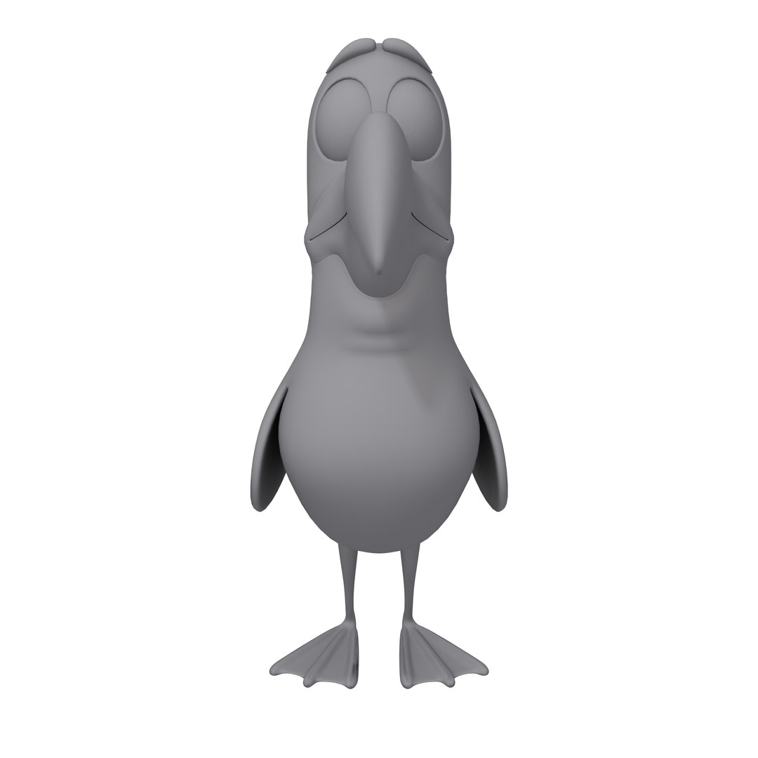 3D Model Bird Cartoon - TurboSquid 1767179