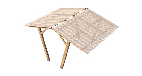 Wooden canopy 3D model - TurboSquid 1234924