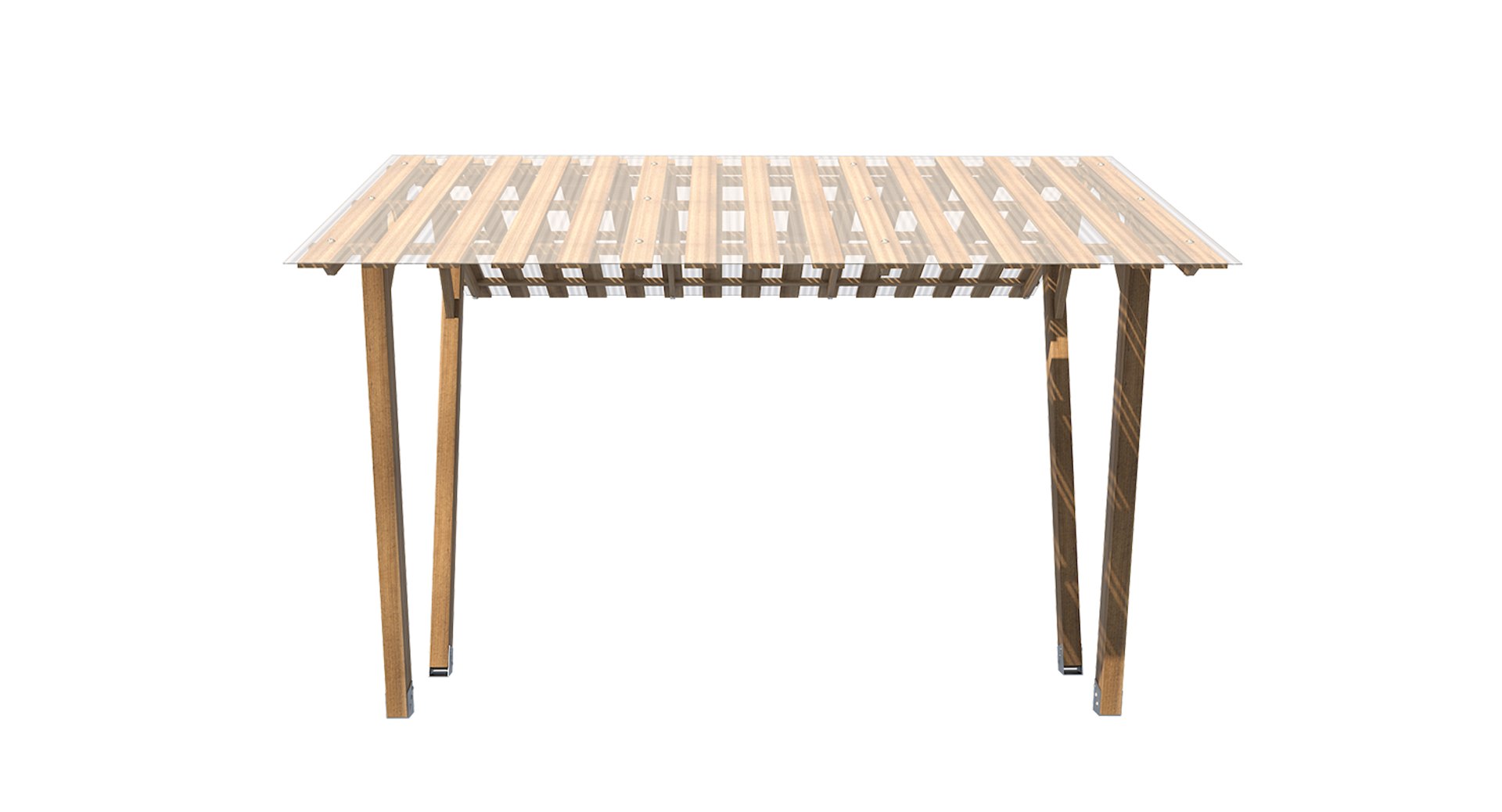 Wooden Canopy 3D Model - TurboSquid 1234924