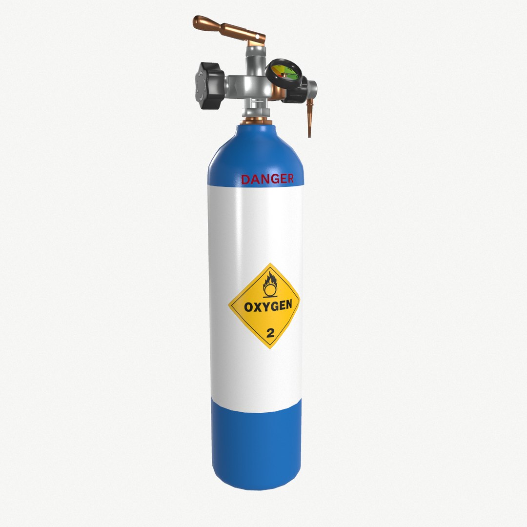 3D Model Oxygen Tank - TurboSquid 2051713