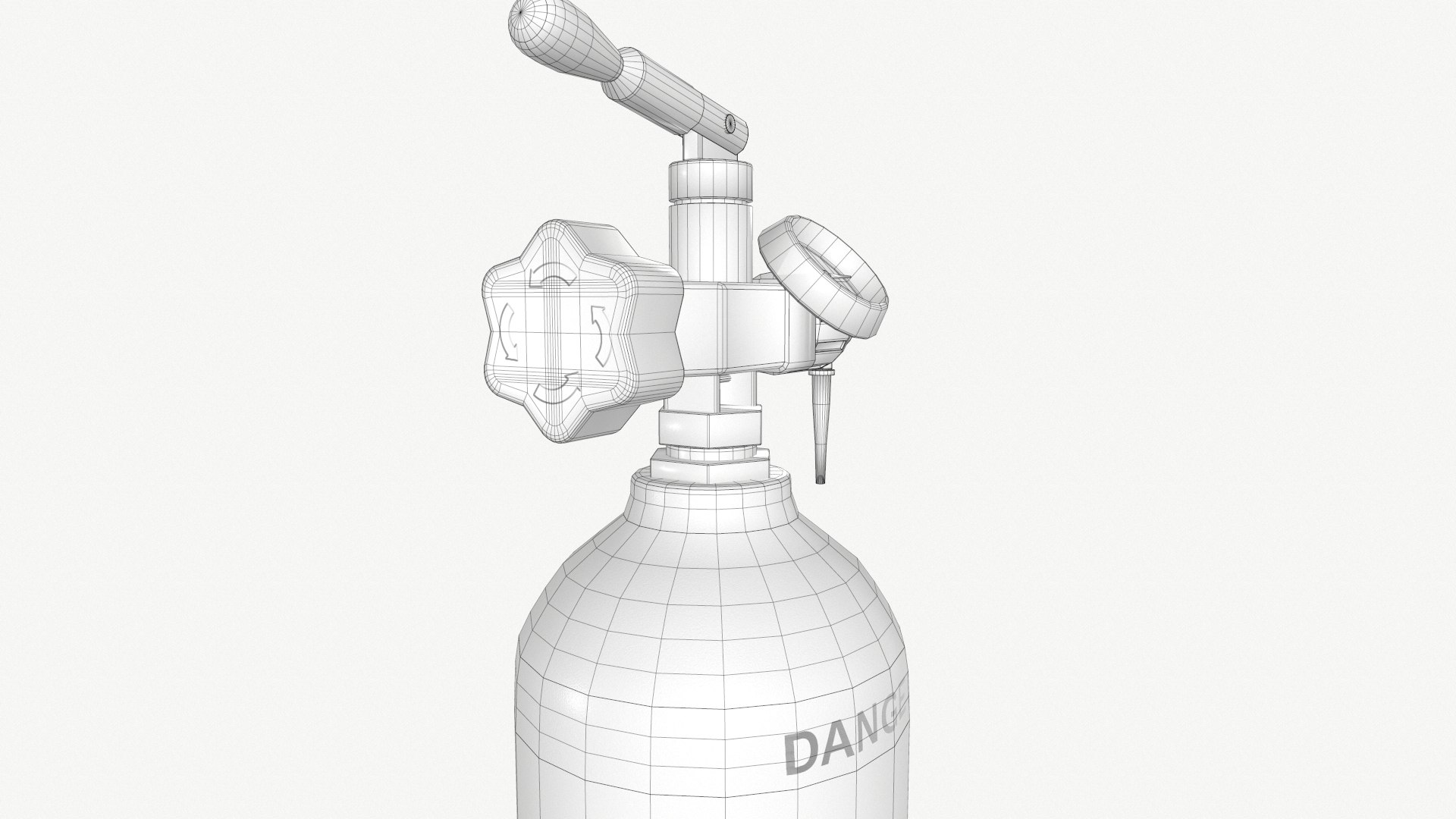 3D Model Oxygen Tank - TurboSquid 2051713
