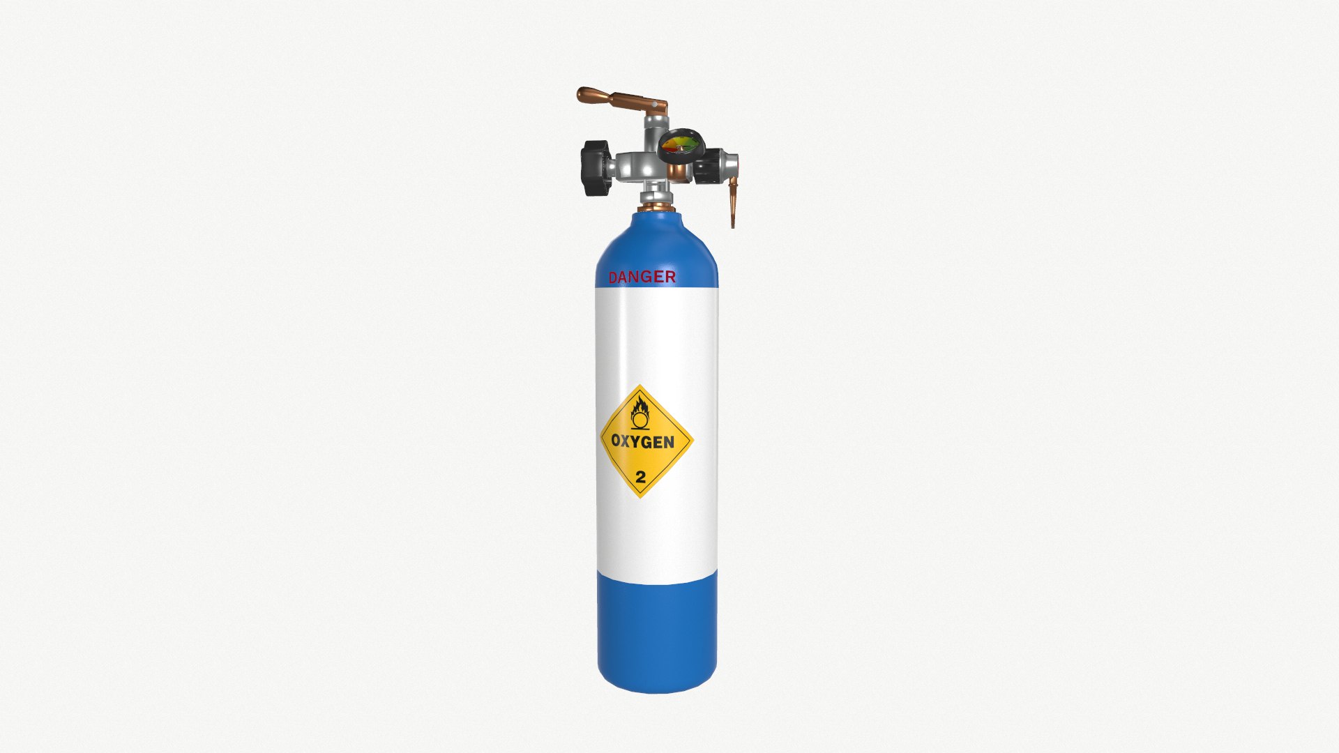 3D Model Oxygen Tank - TurboSquid 2051713