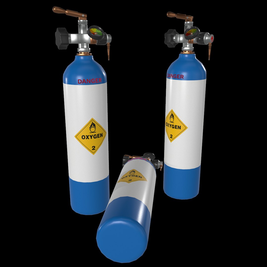 3D Model Oxygen Tank - TurboSquid 2051713