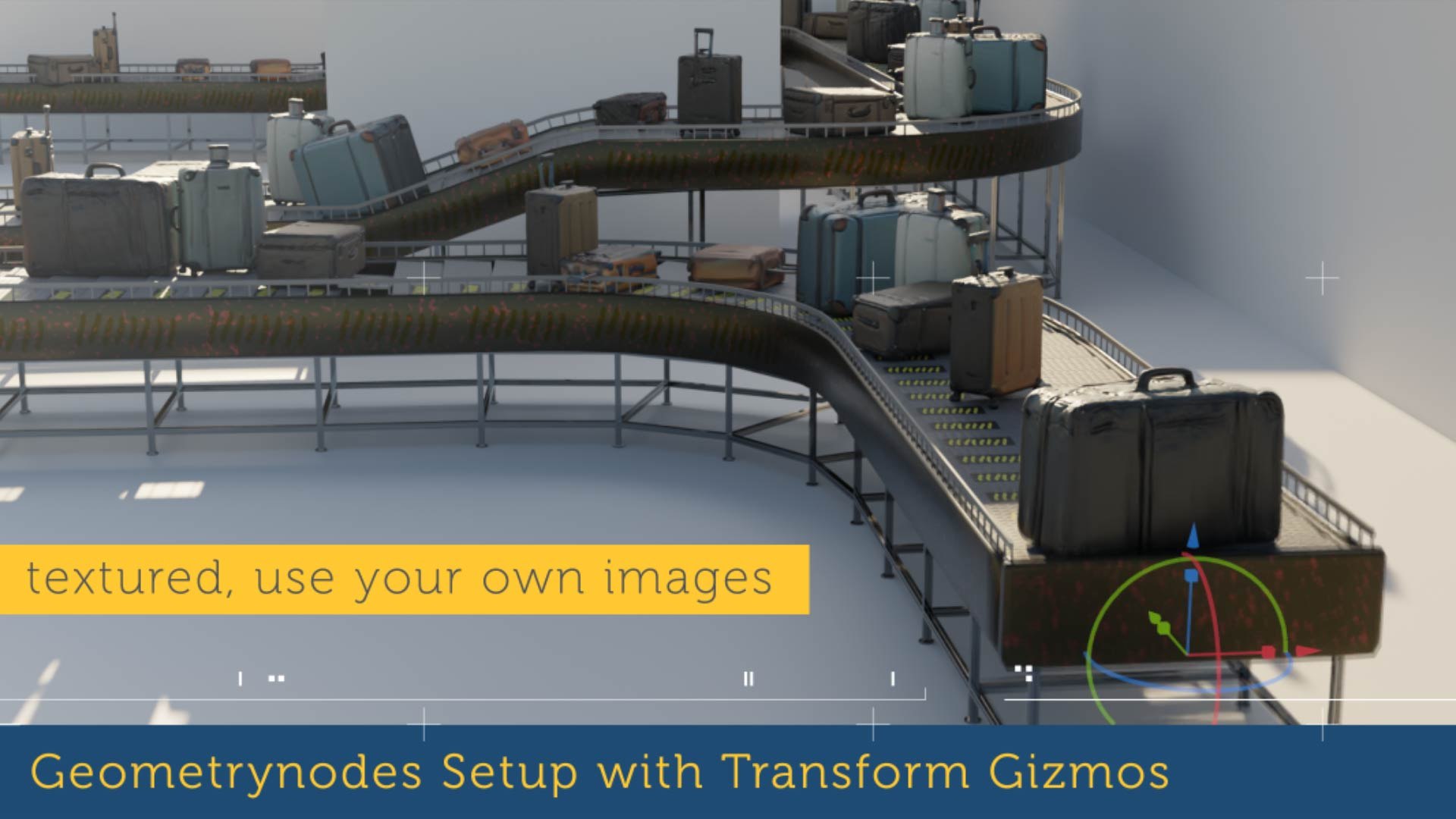 Procedural Conveyor Belt Geometrynodes Gizmos 3D - TurboSquid 2323105