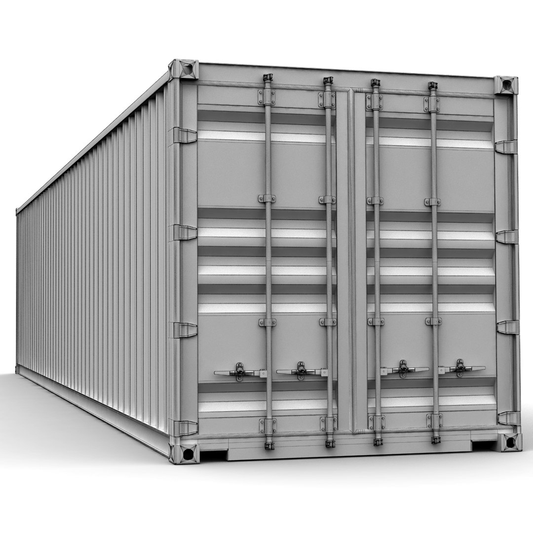3ds Max Shipping Container