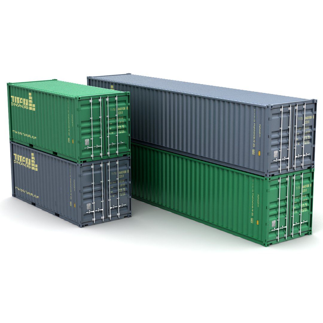 3ds Max Shipping Container