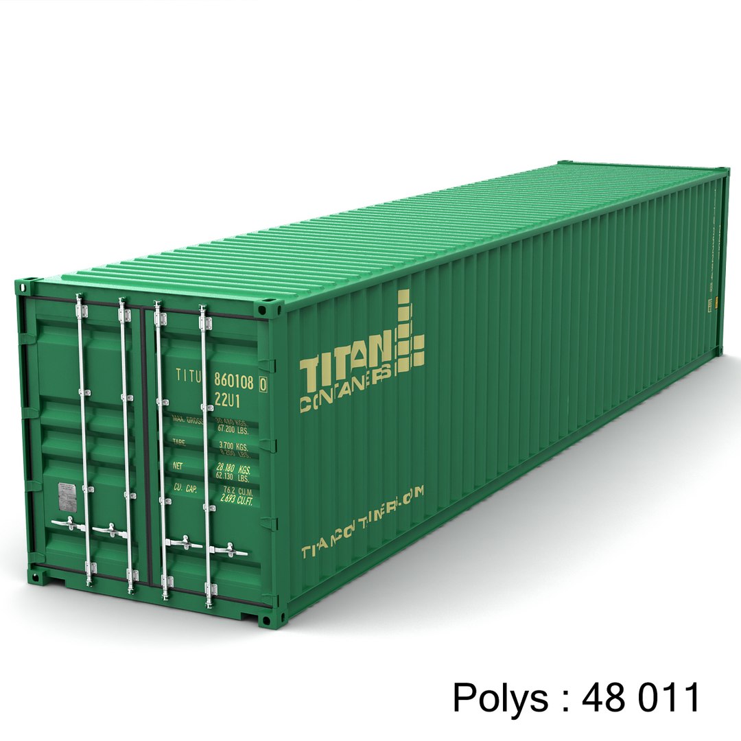 3ds Max Shipping Container