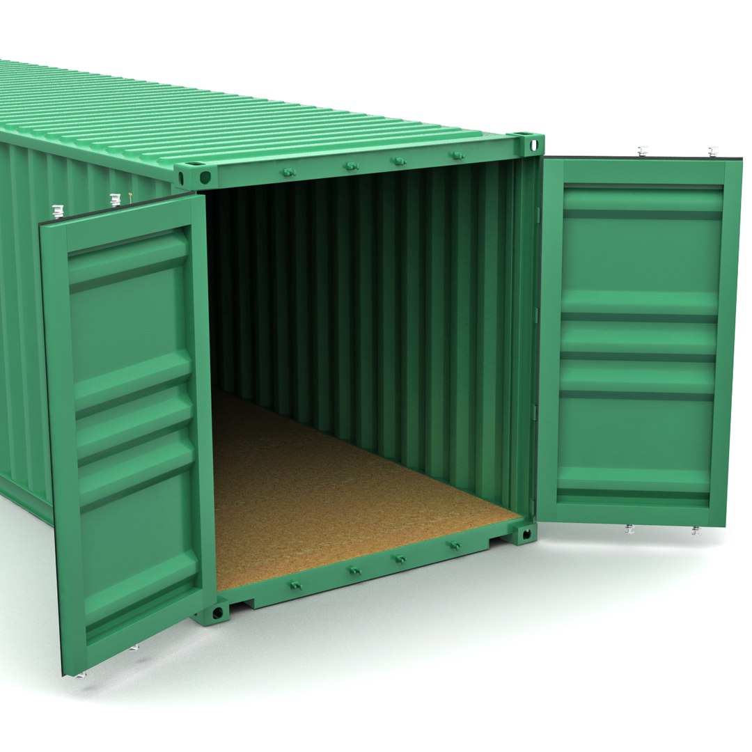 3ds Max Shipping Container