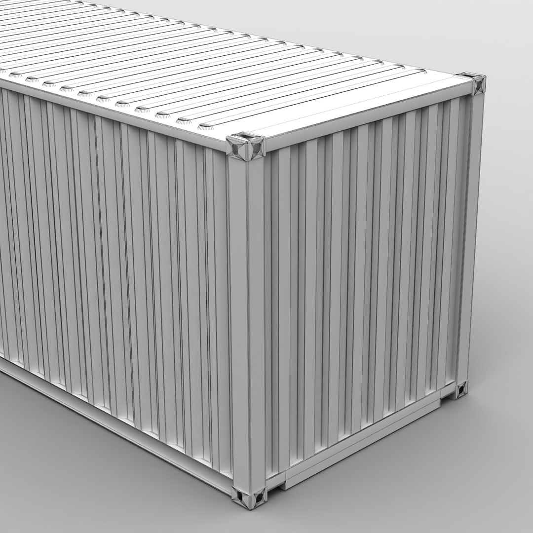 3ds Max Shipping Container
