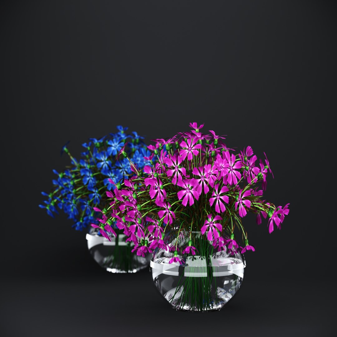3D Indoor Plant Flower in a Pot 3D Model - TurboSquid 2134440