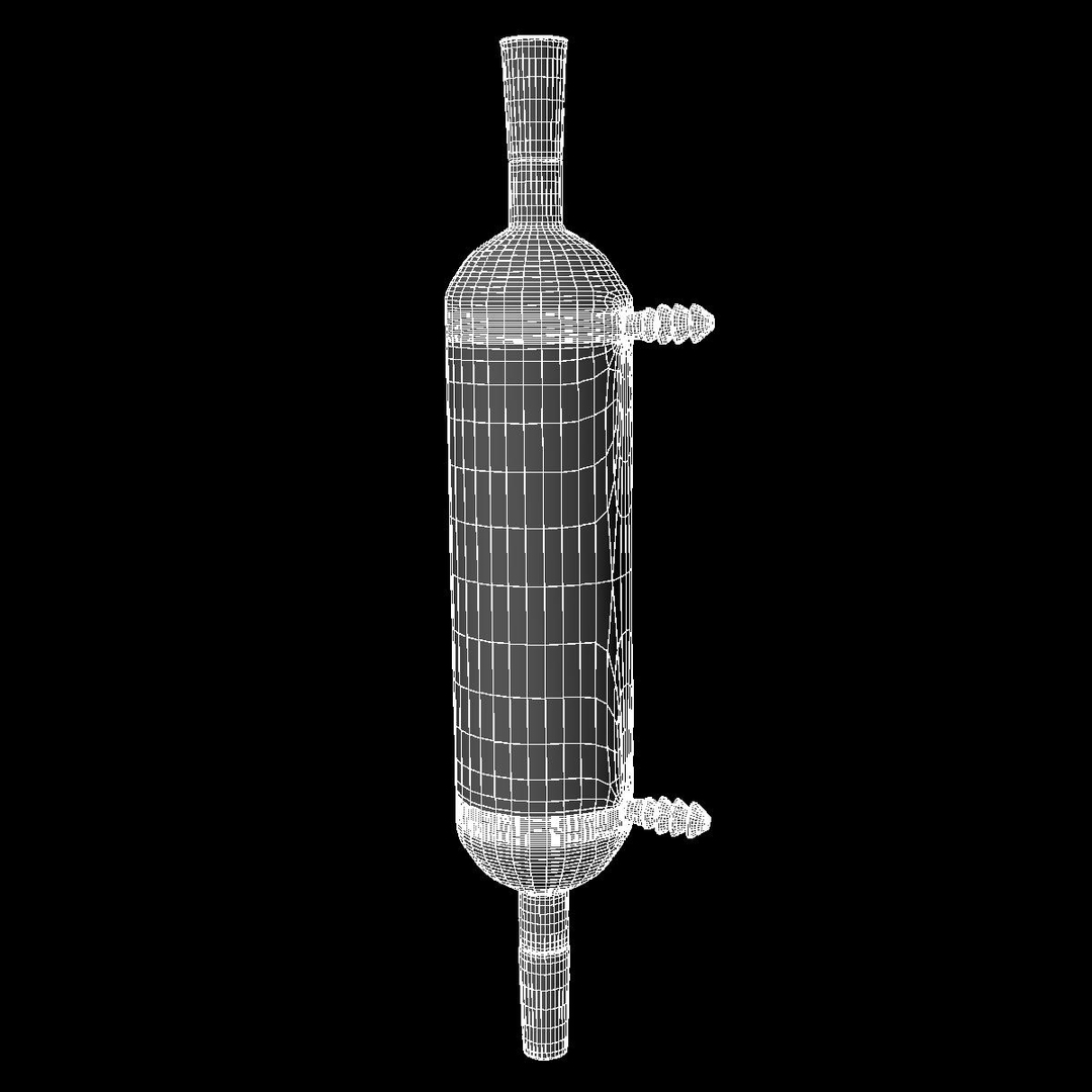 3d Model Condensers Chemical Glassware