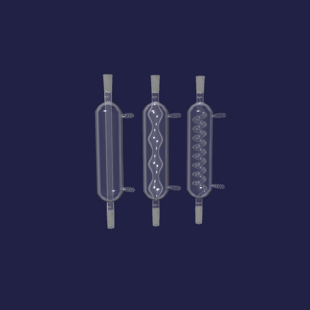 3d Model Condensers Chemical Glassware
