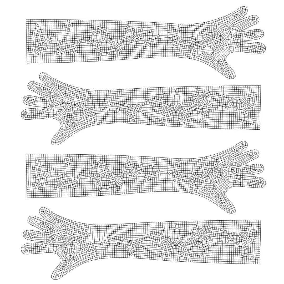 3d gloves model