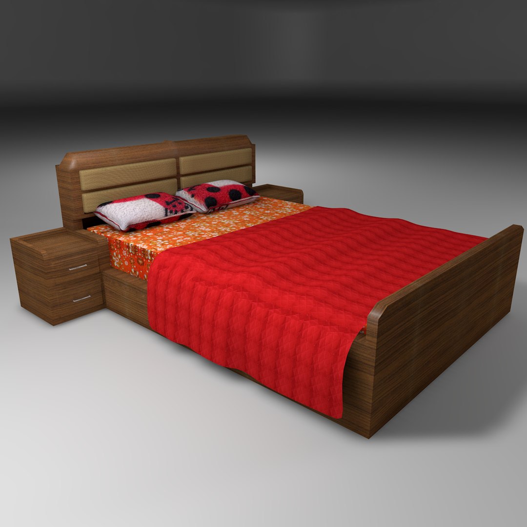 3D Bed King Model - TurboSquid 1427572