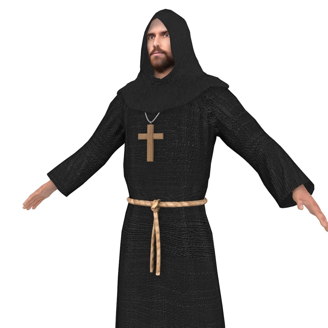 Priest Male Man 3D - TurboSquid 1279141