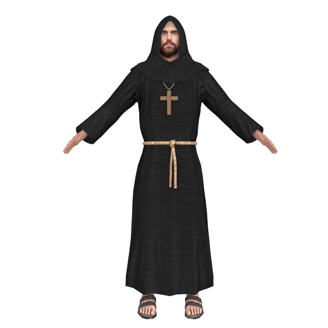 Priest Male Man 3D - TurboSquid 1279141