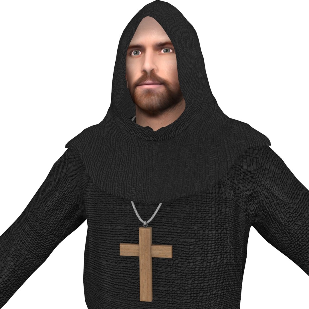 Priest Male Man 3D - TurboSquid 1279141